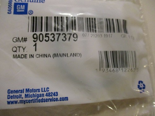 Genuine GM Outlet Pipe Seal 90537379 | eBay