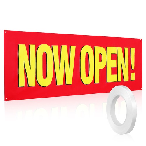 Banners for outside High Visibility Open Signs Grand Opening ...