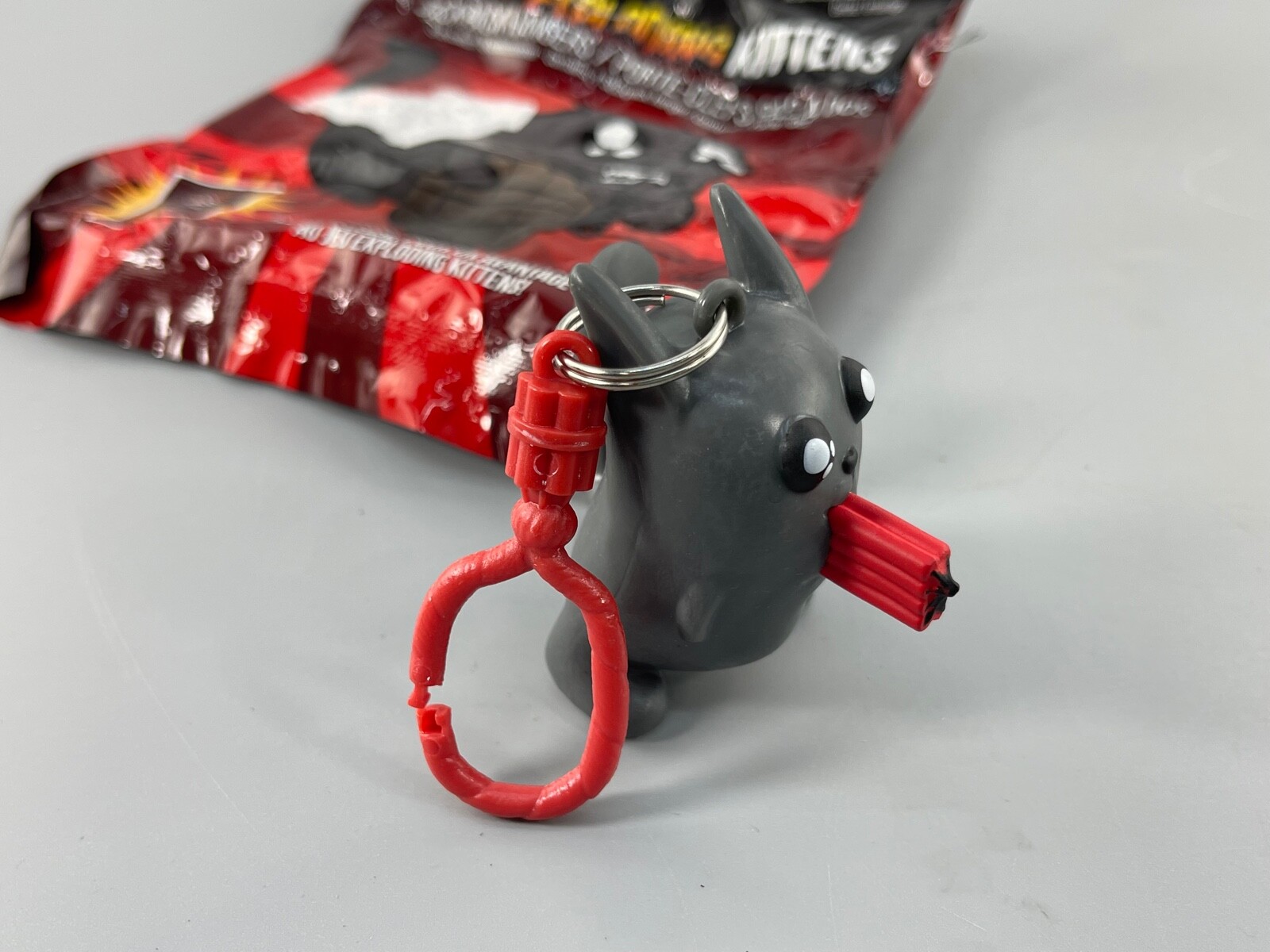 3x Exploding Kittens Backpack Hangers With Trading Card 3 Blind Bags ...