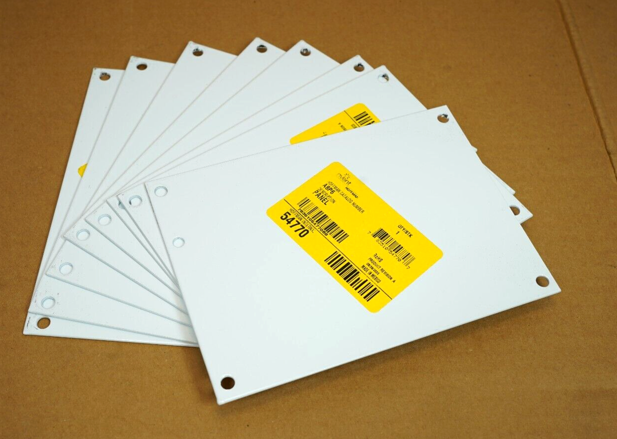 Box of 8 New Hoffman Nvent 54770 A8P6 Junction box Back Panel 6.75 x 4. ...