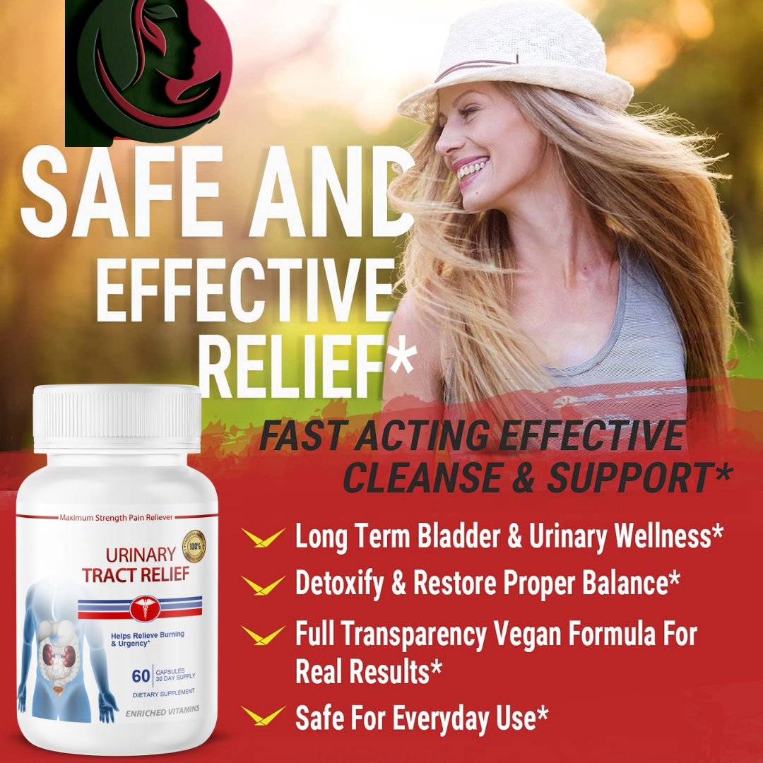 (5 BOTTLES ) Advanced UTI Urinary Tract Infection Relief Pain Burning ...