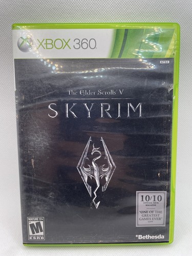 The Elder Scrolls V Skyrim (Microsoft Xbox 360, 2011) Complete With ...