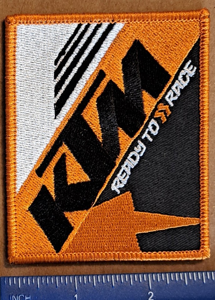 KTM Ready to Race embroidered Iron on patch | eBay