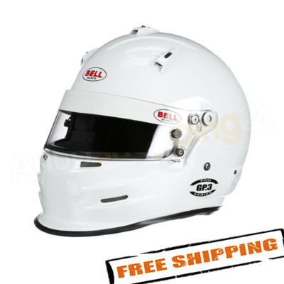 BELL 1417A22 GP3 Sport White 58-59 Full-Face Racing Helmet | eBay