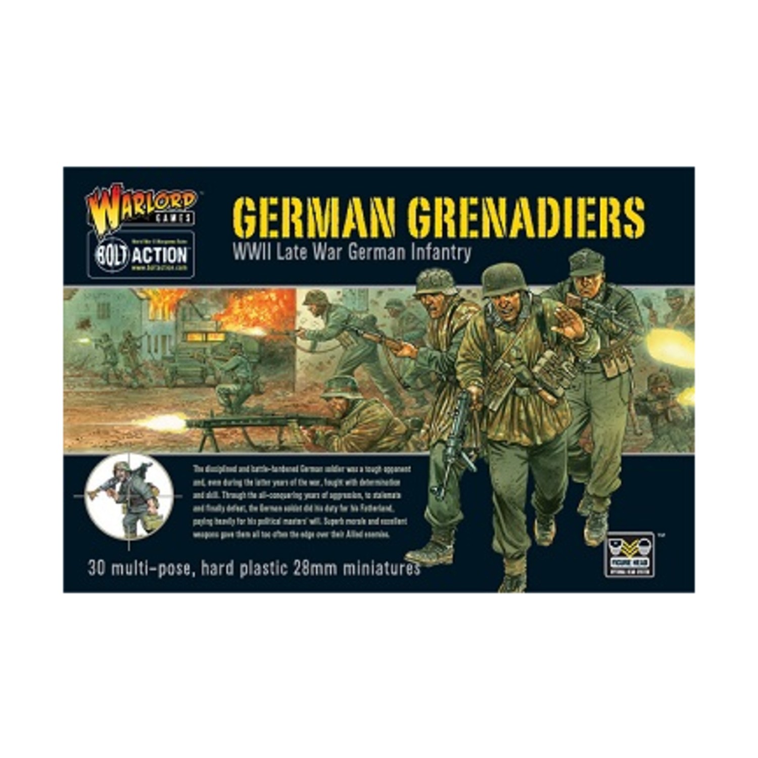 Warlord Bolt Action German 28mm German Grenadiers SW (New) | eBay