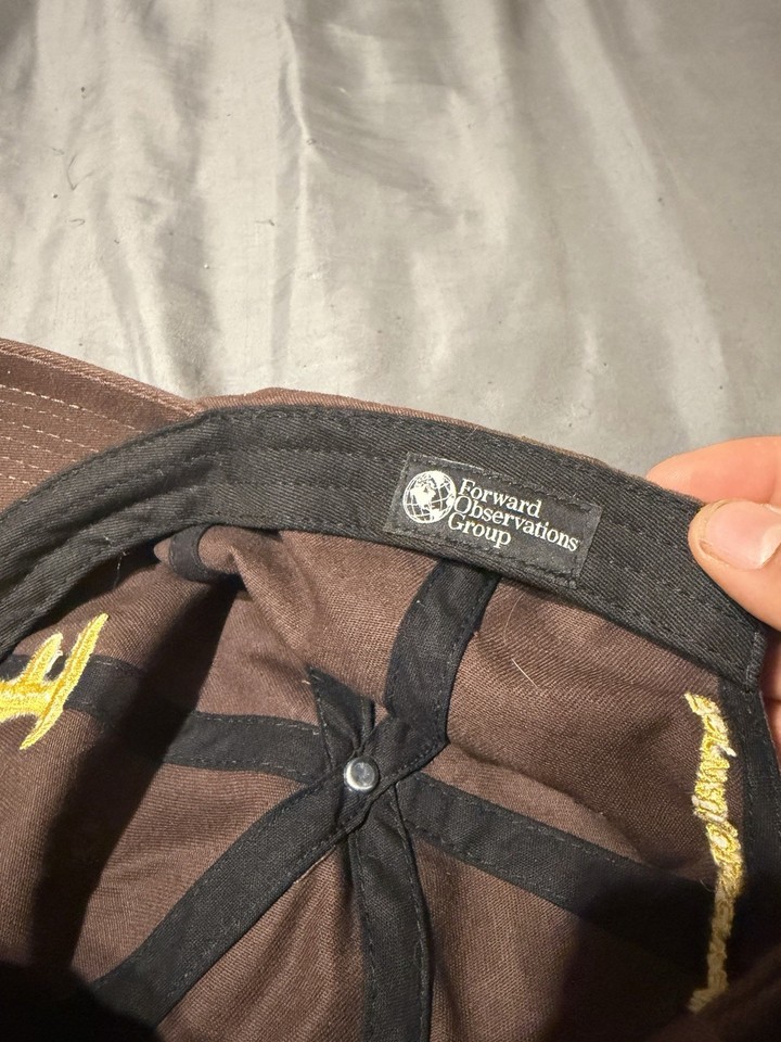Forward Observations Group FOG Padres F Dad Hat Cap Brown Yellow ...