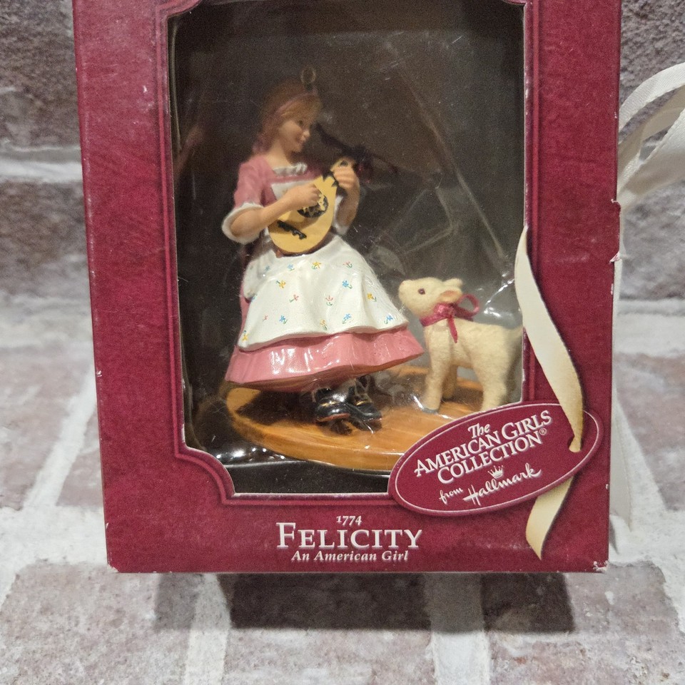 Vintage American Girl Felicity Lamb Hallmark Keepsake Ornament Retired ...