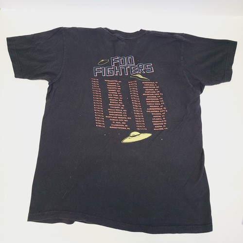 Foo Fighters 2015 Concert Band T Shirt Mens Large UFO Aliens USA Tour ...