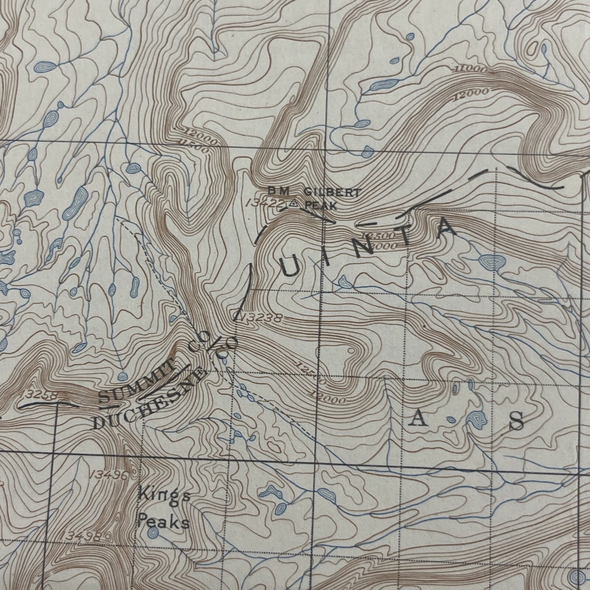 Kings Peak Utah Map