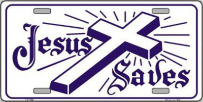Religious Christian Follow Instructions Metal Vanity Novelty License ...