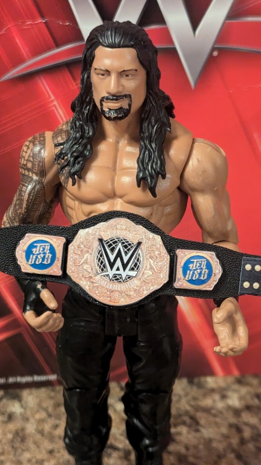 Custom WWE Jey Uso Heavyweight Wrestling Championship Title Belt ...