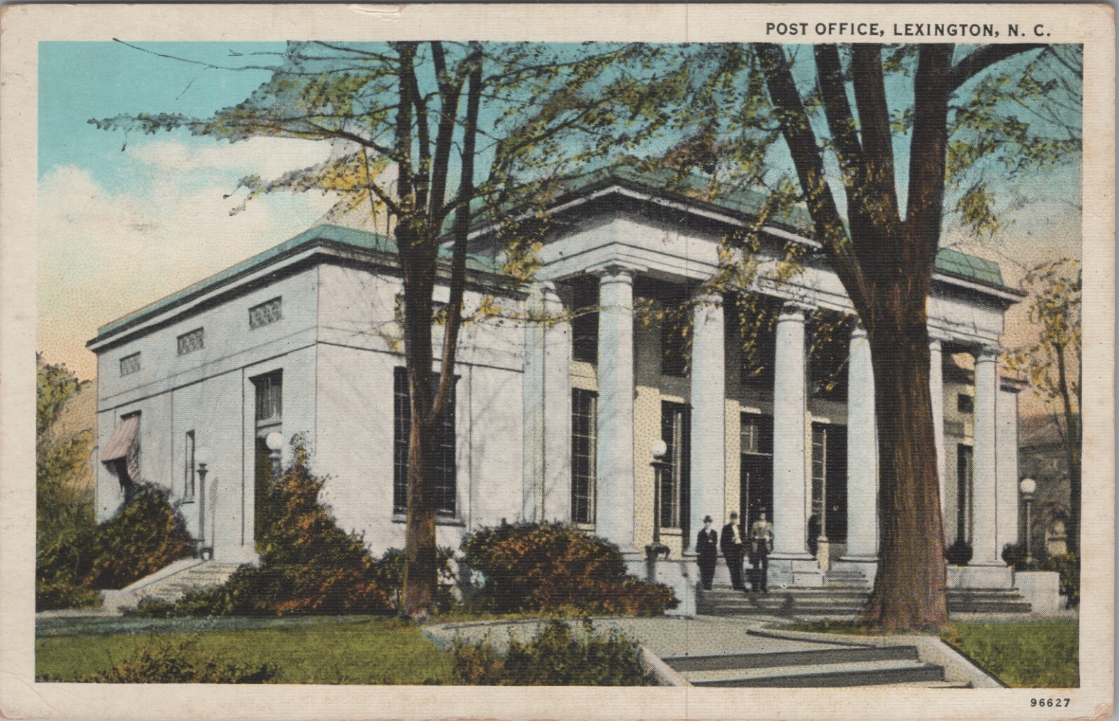MR ALE 1937 Postcard Lexington NC North Carolina Post Office USPS B3419 ...
