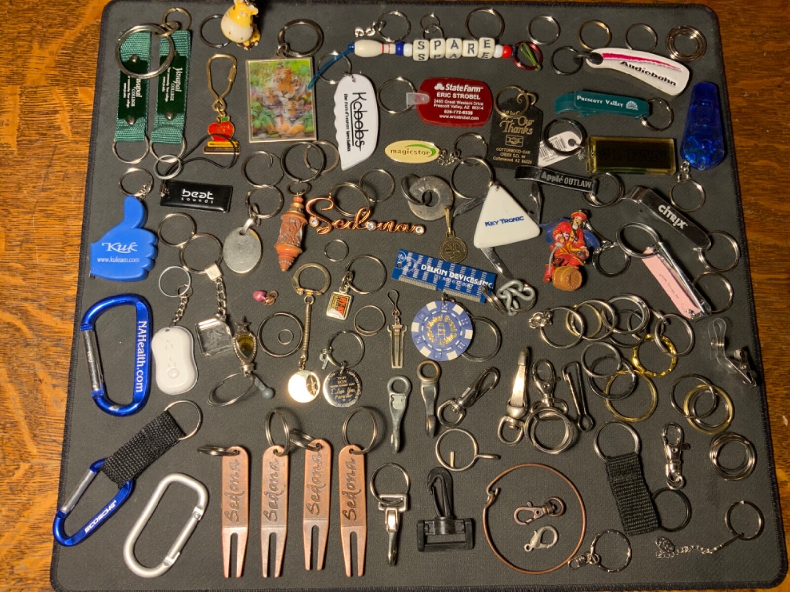 Lot of Random Assortment Souvenir Collectible Keychains and keyrings | eBay