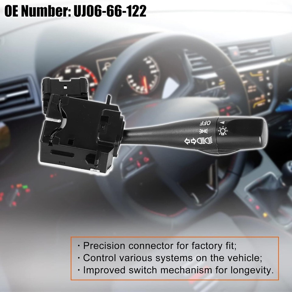UJ06-66-122 14Pin LHD Light Switch Turn Signal Switch Fit for Mazda ...