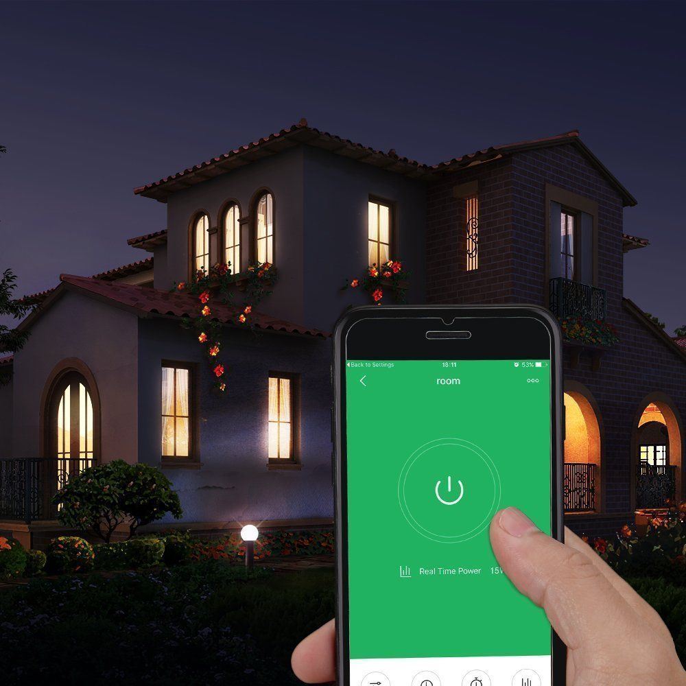 Brand New Mini WiFi Smart Remote Control Timer Switch Power Socket (Red ...