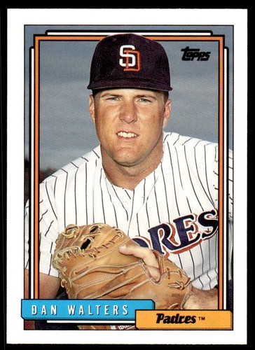 1992 Topps Traded 127T Dan Walters San Diego Padres Baseball Card | eBay
