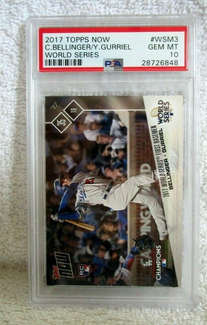 Cody Bellinger RC 2017 Topps Now ROOKIE Card#WSM3 GEM MINT PSA10 ...