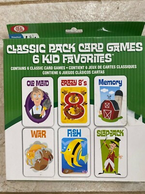 Classic Pack Card Games 6 Kid Favorites | eBay