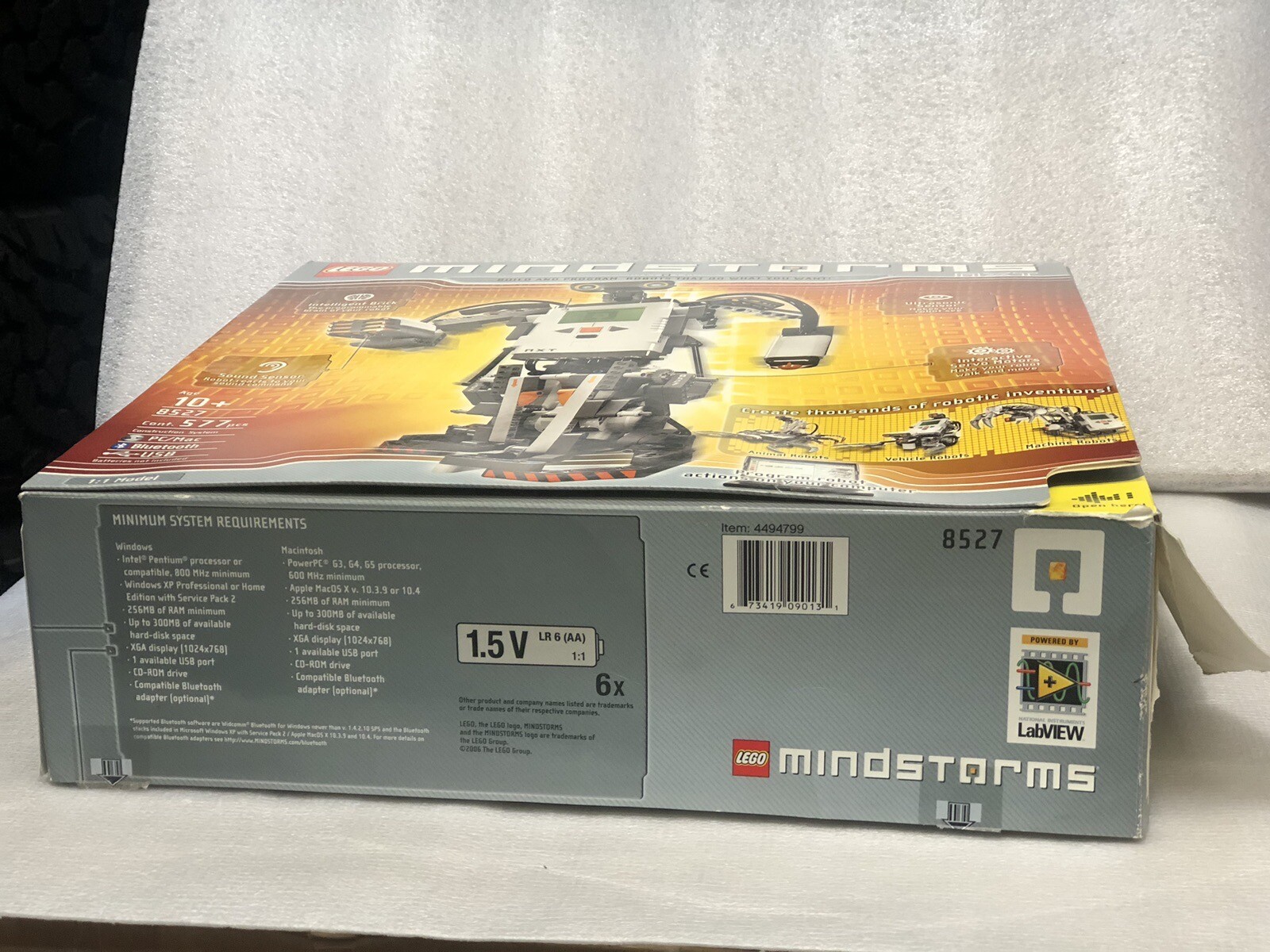 LEGO Mindstorms NXT (8527) NOS / UNBUILT Opened Box Sealed Contents SEE ...