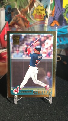 MLB - 2000 Topps 50 Years Baseball Jacob Cruz - Gold /2001 Cleveland ...