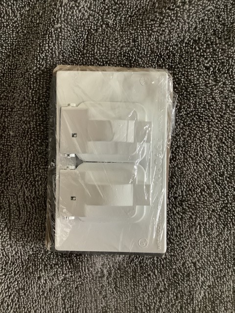 Red Dot S310whe Weatherproof Duplex Cover Single Gang White for sale ...