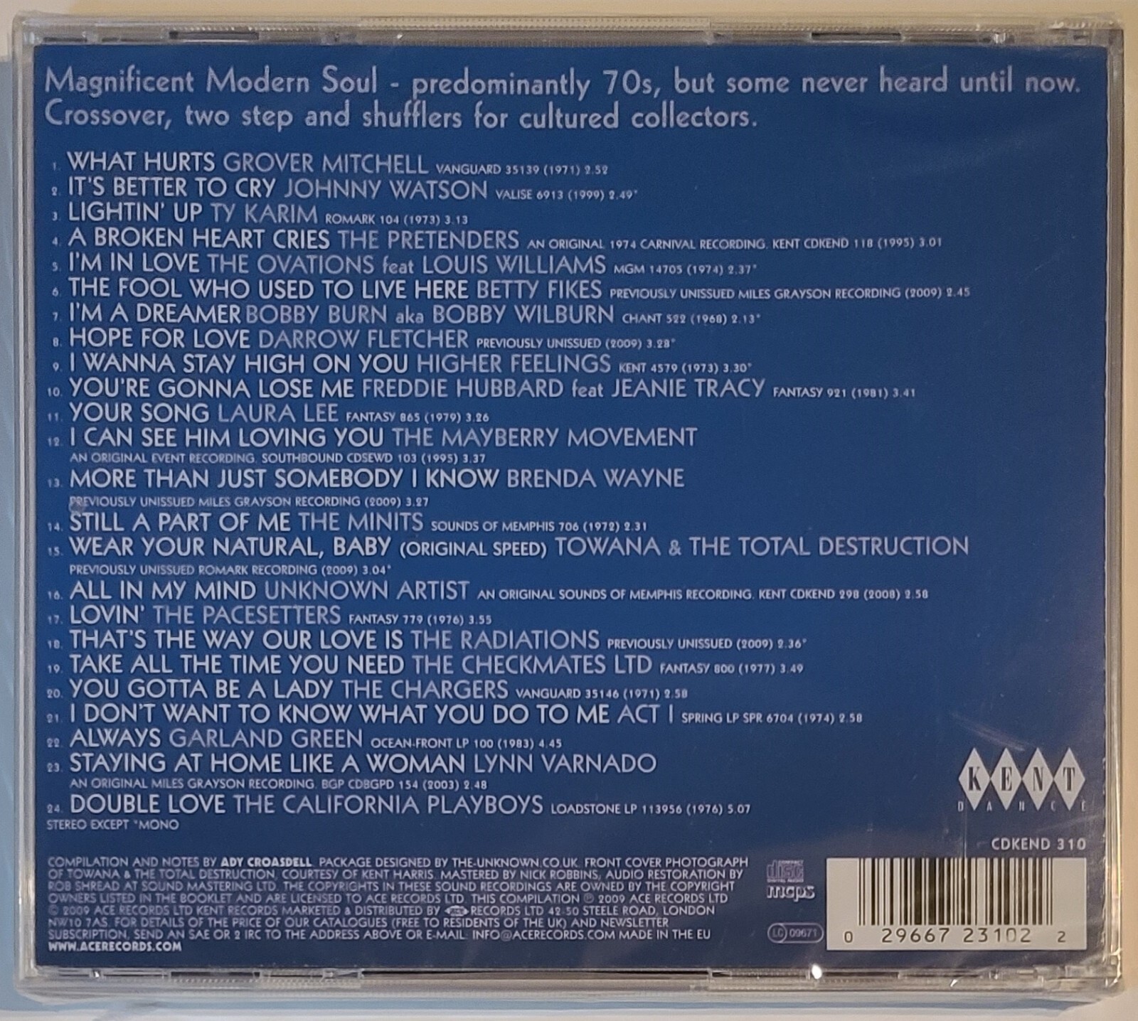 Masterpieces of Modern Soul, Vol. 2 by Various (CD, 2009) for sale ...