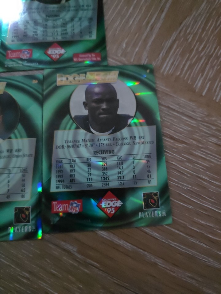 1995 Collector's Edge Edgetech Lot Of 5 Different Quantum MINT Carter ...