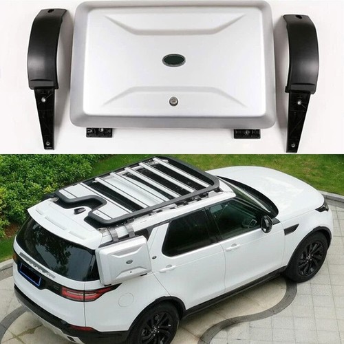 Silver Exterior Side Mounted Gear Carrier Box Fits LR Discovery 5 L462 ...