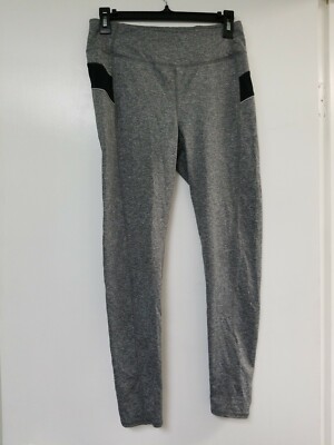 Everlast Gray Yoga Pants Leggings Jogging Exercise Sports Fitness Size ...