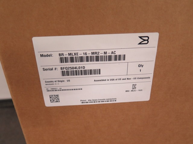 Routers and Gateways Brocade Mlxe-16 Router Chassis BRMLXE16MR2MAC for ...