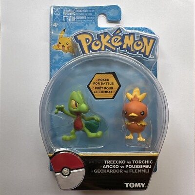 TOMY Pokémon Action Pose Figures - Treecko vs. Torchic SEALED | eBay