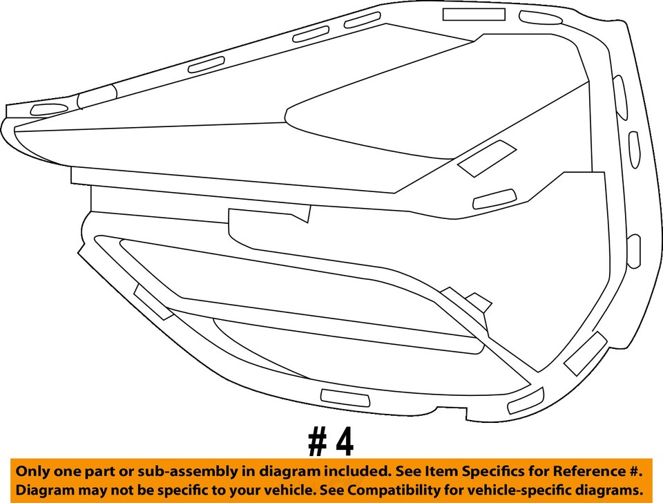 BMW OEM 20-22 X1 Grille Components-Fog Lamp Bezel 51117954239 | eBay