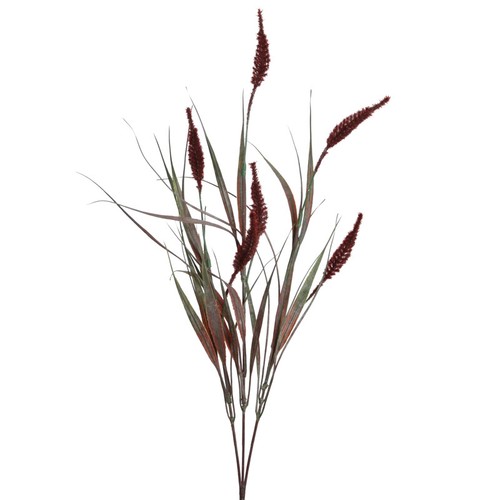 Kunstpflanze RIEDGRAS 65cm. Kunstblume, Dekogras Gras mit Blütenständen ...