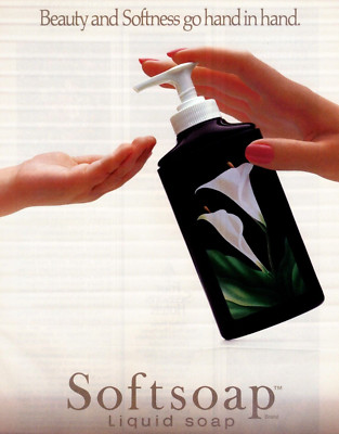 1984 SOFTSOAP LIQUID SOAP PRINT AD, HAND SOAP, MINNETONKA, MN, PRINT ...