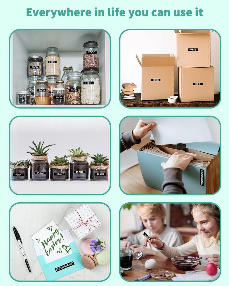 Phomemo Embossing Label Maker with 6PK Label Tapes 9mm E975 Junior ...