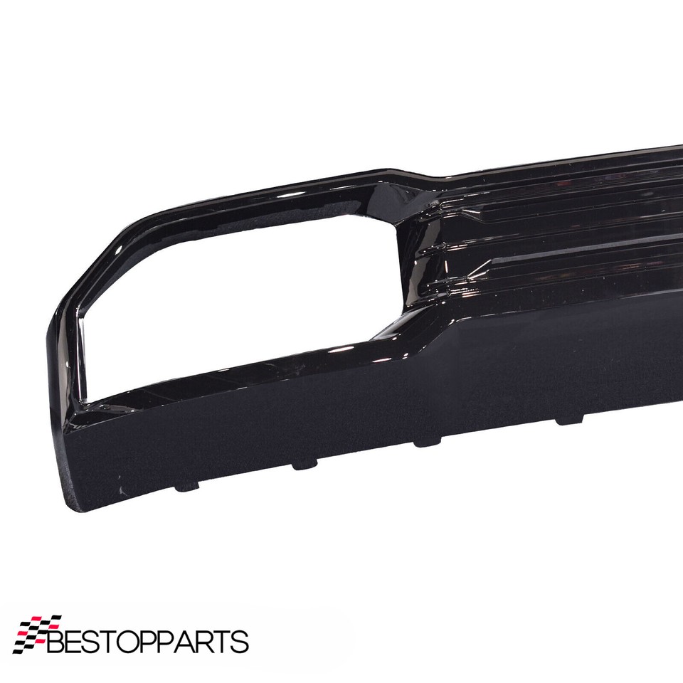 Front Lower Skid Plate Valance Gloss Black For 2022-2025 GMC Sierra1500 ...