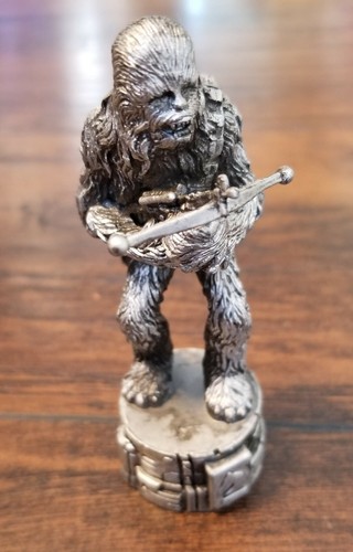 Star Wars Saga Edition Chess Set Chewbacca White Silver Knight Piece ...