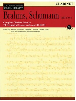 ORCHESTRA MUSICIAN'S CD-ROM LIBRARY BRAHMS, SCHUMANN AND MORE FOR ...