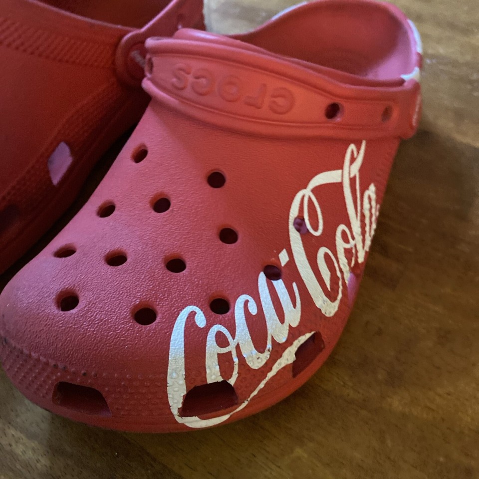 Crocs X Coca-Cola Coke Collaboration Classic Clog Women 6 Men 4 Limited ...