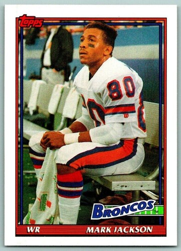1991 TOPPS 😎 NFL Football Card #546 - Mark Jackson, Denver Broncos | eBay
