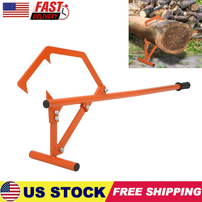 51" Steel Timberjack Timber Jack Tool Log Lifter Roller Log Cant Hook ...