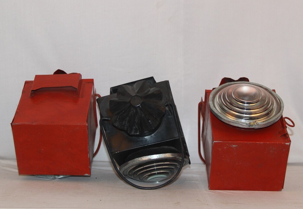 Lamp Railroad Lantern Vintage Train Light Signal Globe - 11291 | eBay