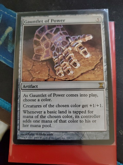 MTG Gauntlet of Power Time Spiral 255/301 Regular Rare for sale online ...