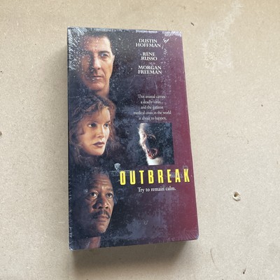 Outbreak VHS VCR Video Tape Movie Dustin Hoffman Rene Russo SEALED ...