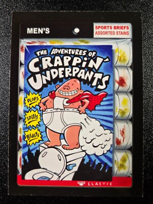 Captain Underpants Spoof 2017 Wacky Packages Card | eBay