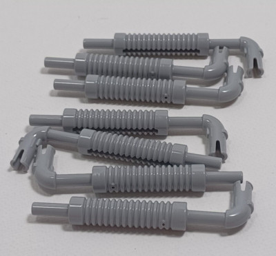 LEGO Lot 7 Light bluish Gray Exhaust Pipes with Technic Pin End | eBay