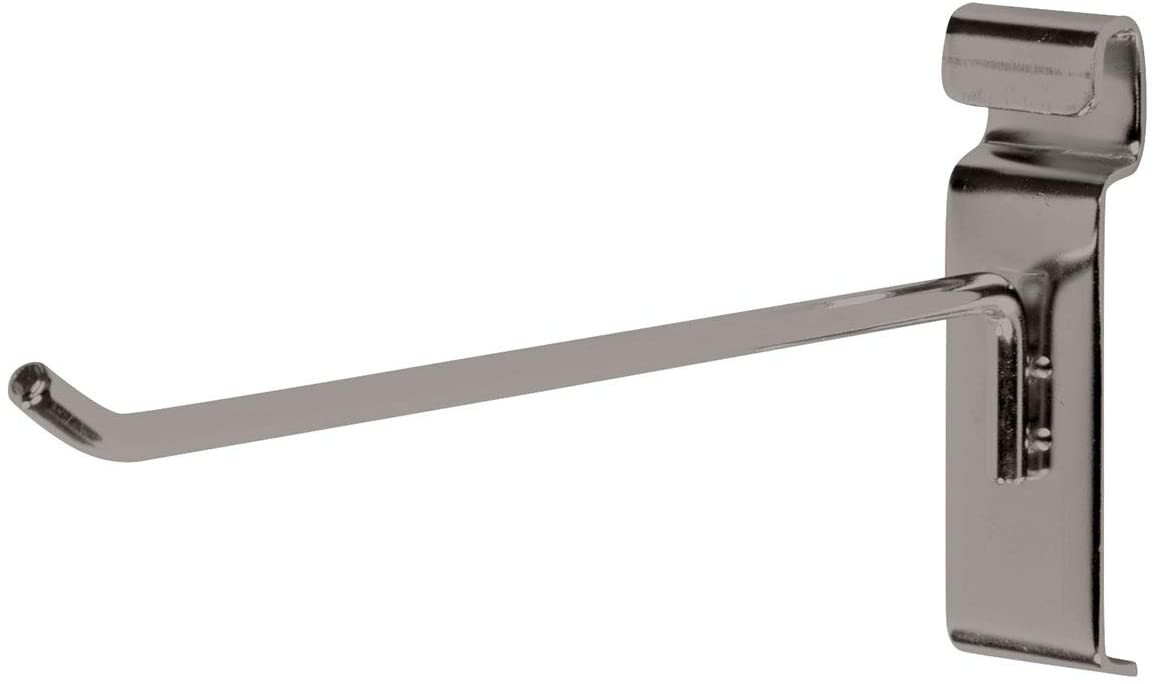 8" Wire Grid Hooks Hook Pegs Gridwall 50 Raw Steel Retail Store Display ...