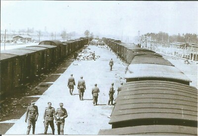 WW II - German Photo -- - Jewish Concentration Camp Train | eBay