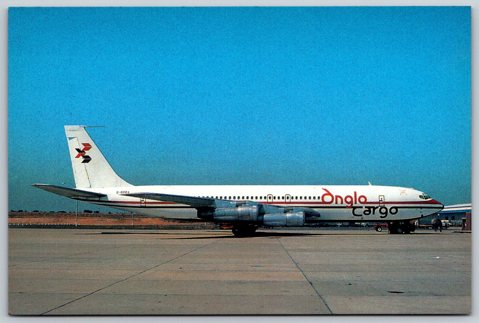 ANGLO CARGO Boeing 707-338C 4x6 Postcard Airlines | eBay