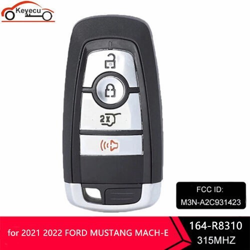 Uncut FOR 2021-2023 FORD MUSTANG MACH-E REMOTE SMART KEY FOB 164-R8310 ...